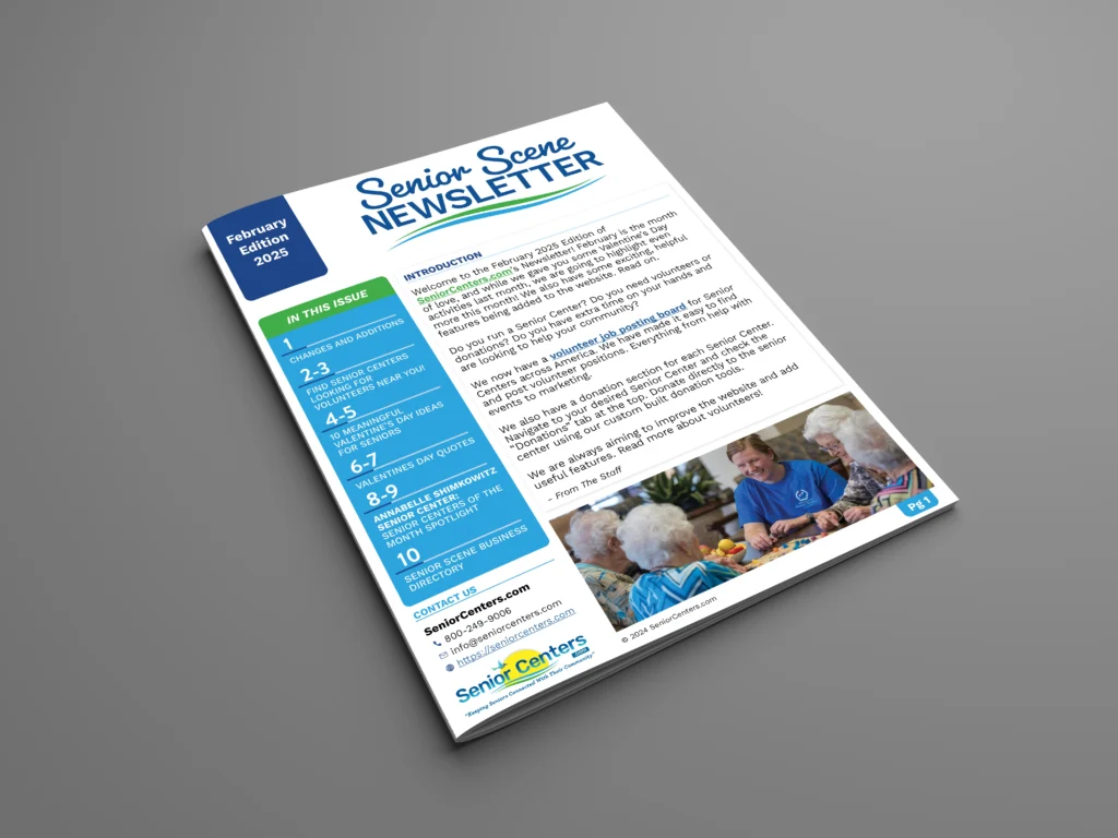 Senior Scene | February Newsletter 2025 - SeniorCenters.com